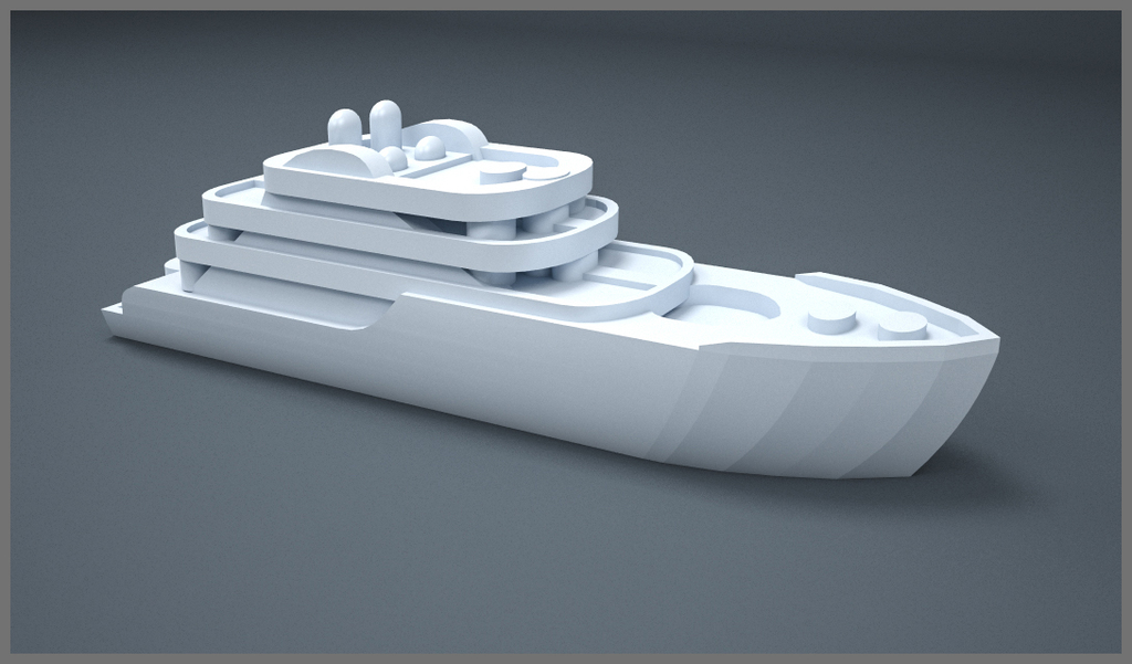 Archivo 3D gratis modelo arquitectónico - yate y barco・Diseño ...