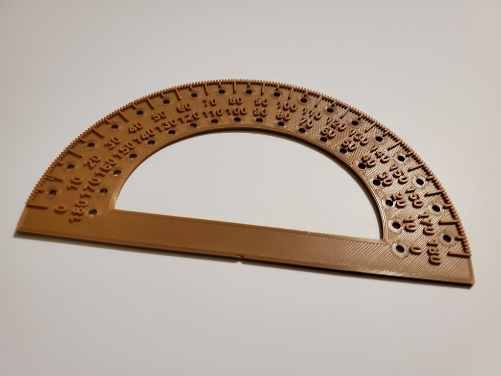 Free 3D file Protractor・Object to download and to 3D print・Cults