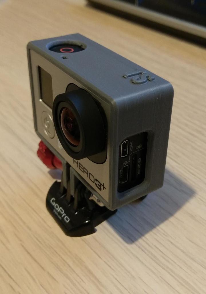 Free STL file Go Pro 3 Plus Frame Holder・Model to download and 3D print ...