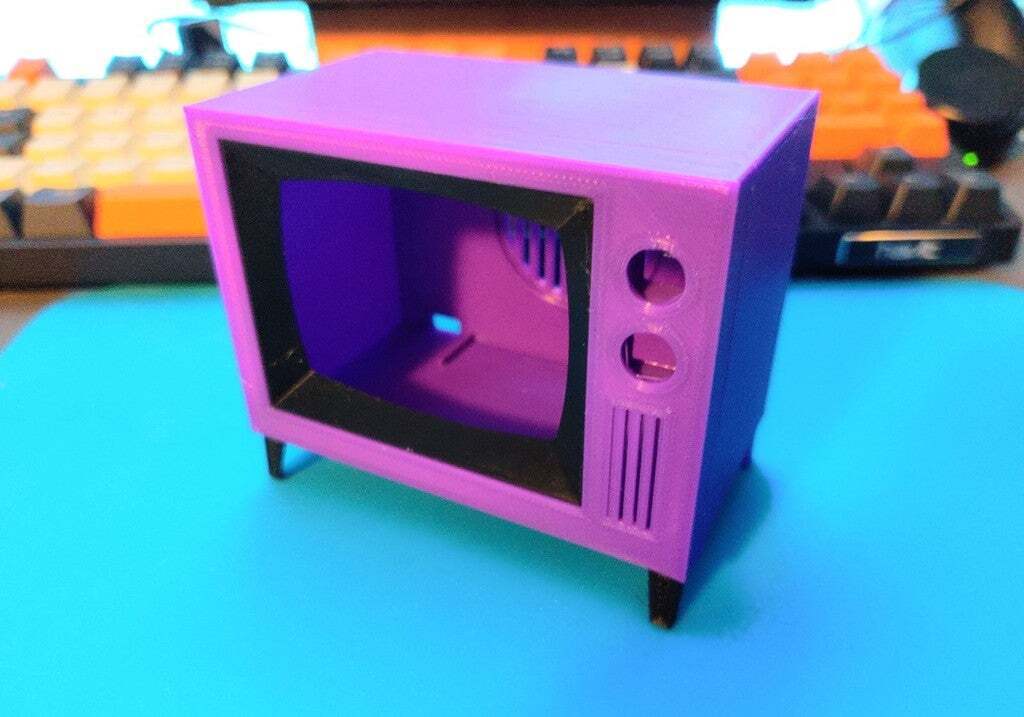 Free STL file Simpsons TV - Seperated Front・3D printing idea to ...