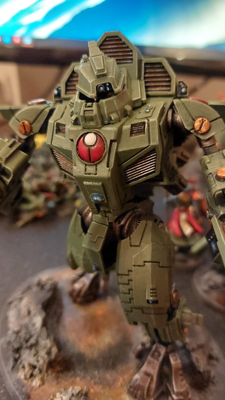 STL file The Enlightened - Battle Mech Helm MK100 🪖・3D printable model ...