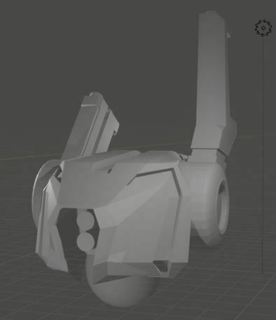 STL file THE ENLIGHTENED - BATTLE MECH HELM MK3 🪖・Model to download and ...