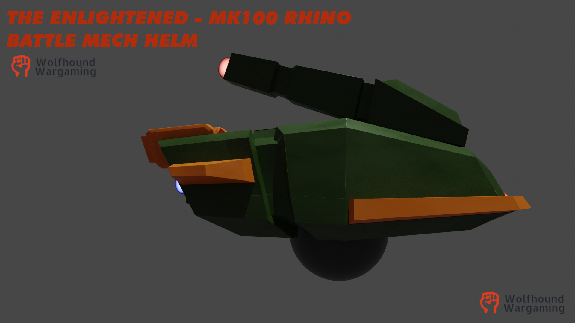 STL file The Enlightened - Battle Mech Helm MK100 🪖・3D printable model ...