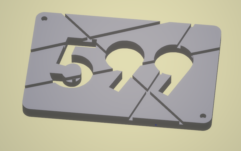 Free STL file House Number Plate・3D printable design to download・Cults