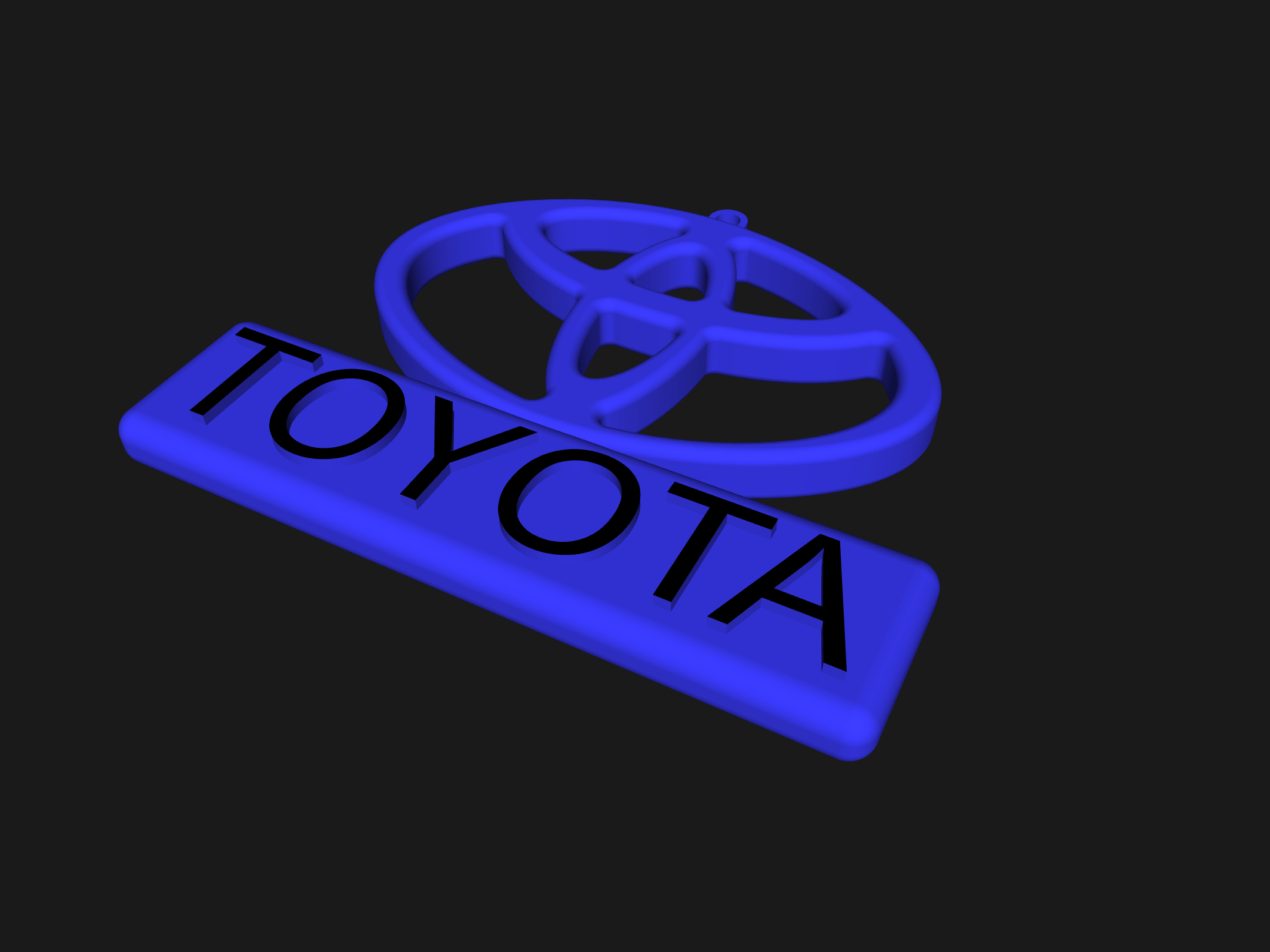 STL file Toyota key ring・3D printable model to download・Cults