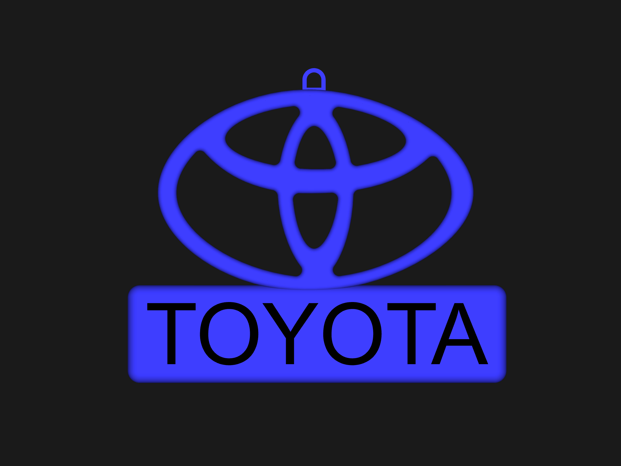 STL file Toyota key ring・3D printable model to download・Cults
