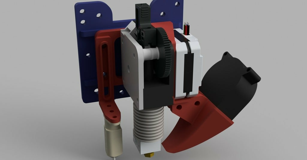 Fichier STL gratuit E3D Titan Direct mount v2 avec BLTouch et Fan mount ...