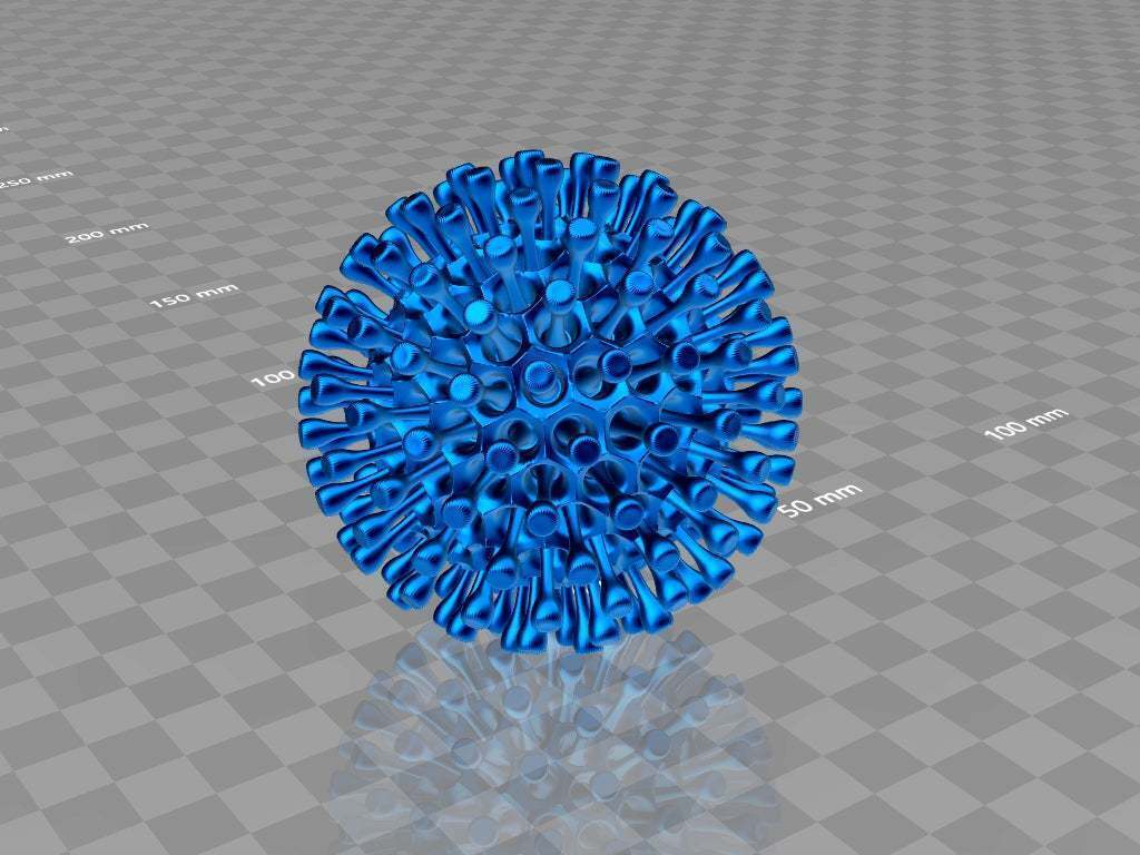 Free STL file spikes sphere・3D printable model to download・Cults