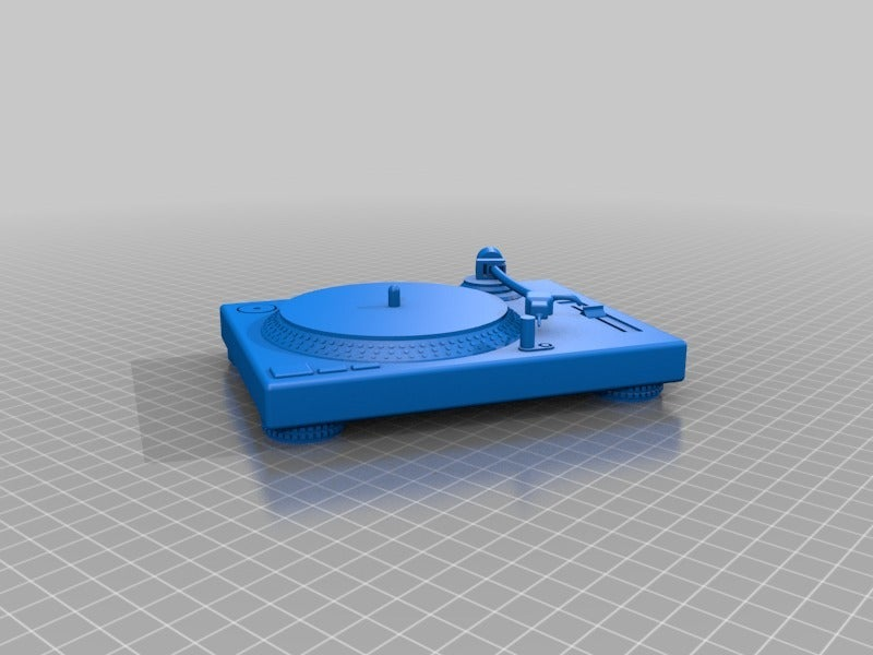 Free STL file Technics 1210 DJ - Deck - feel the vibes・Template to ...