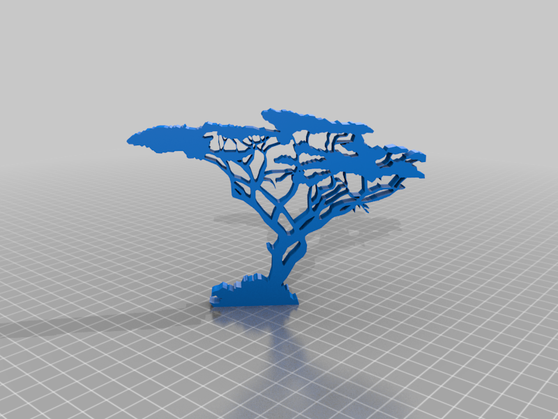Free STL file african tree・3D printer design to download・Cults