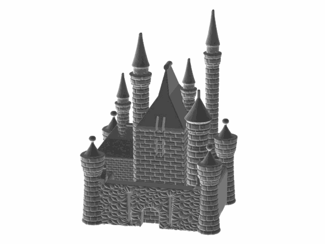 STL file like the disney castle・3D printing design to download・Cults