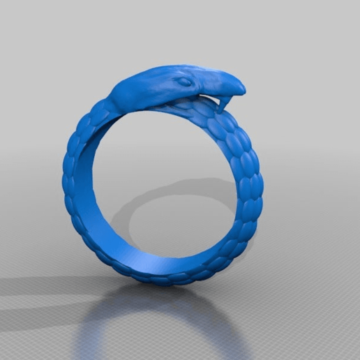 Download free STL file ring snake • Template to 3D print ・ Cults