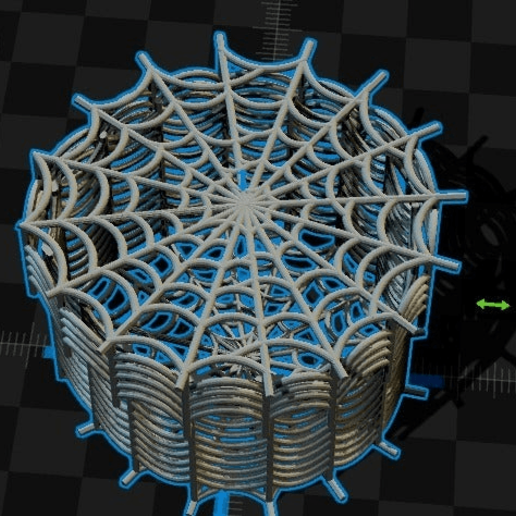 Download free STL file spiderweb box • 3D printer design ・ Cults