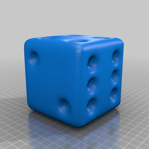 Download free 3D printing templates the smooth - relaxed dice ・ Cults
