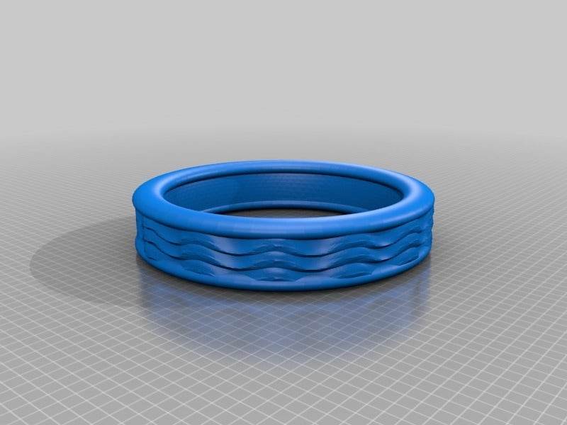 Free STL file WAVES RING - FIFTH ELEMENT・3D printable object to ...