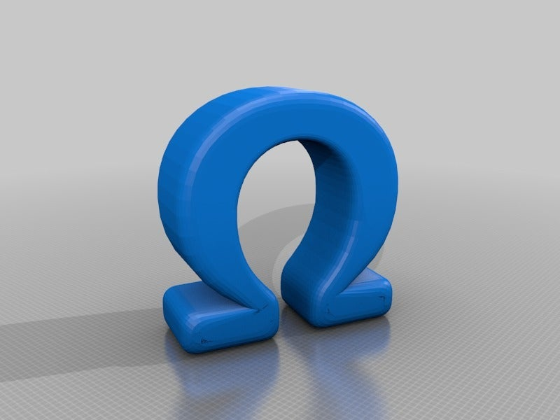 Free STL file omega I・Template to download and 3D print・Cults