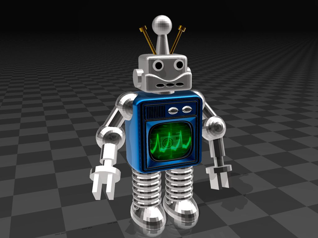 STL file vintage roboter・3D print object to download・Cults