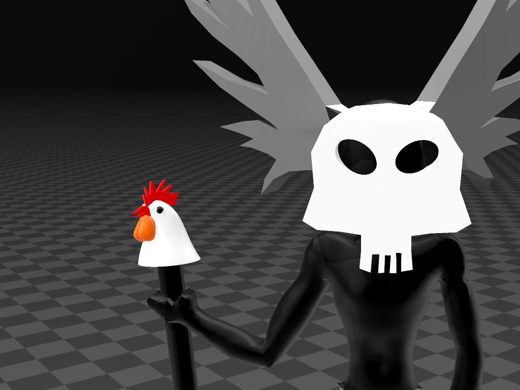 STL file voodoo man with chicken stick character・3D printable model to ...