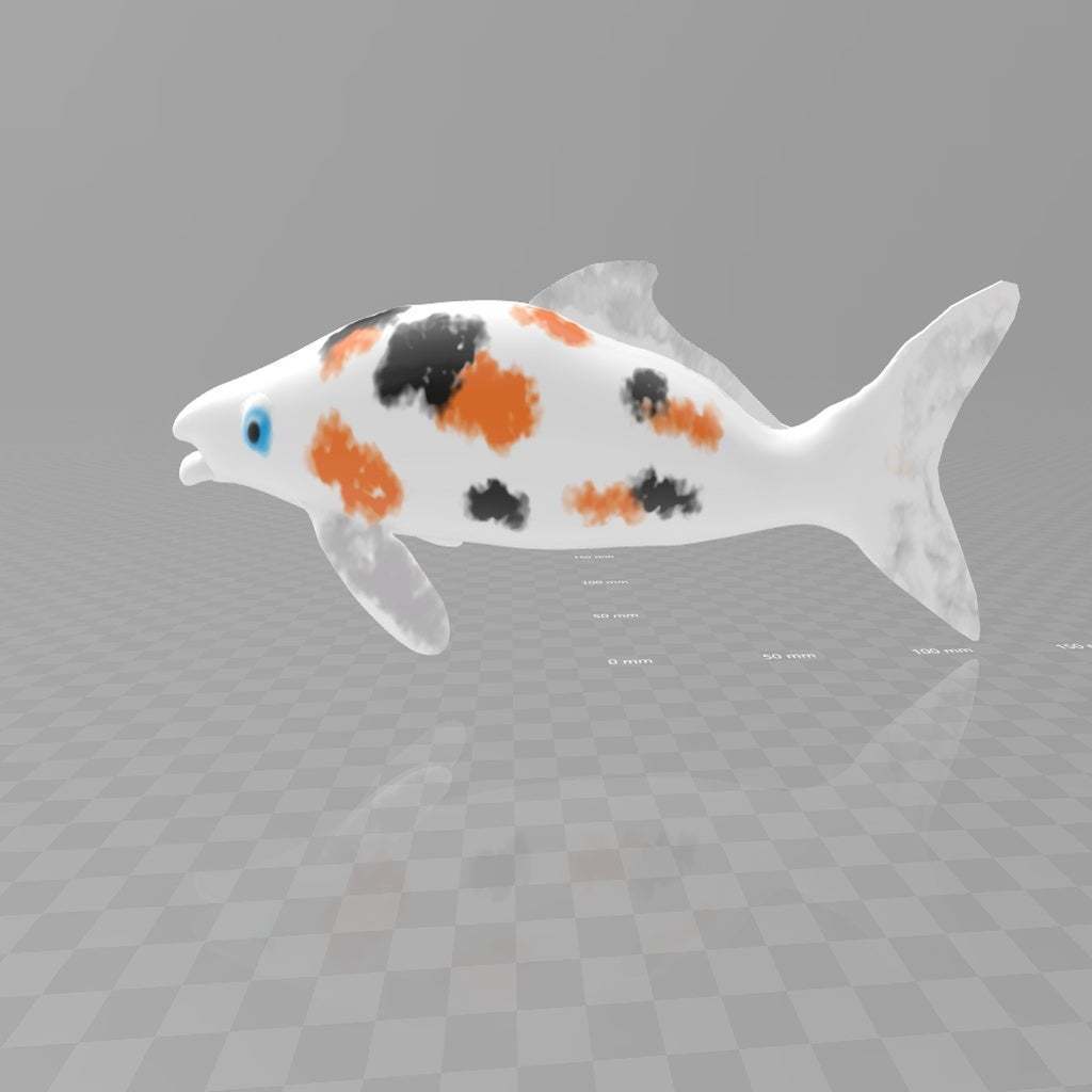 Free STL file coy fish colorprintable・3D printing idea to download・Cults