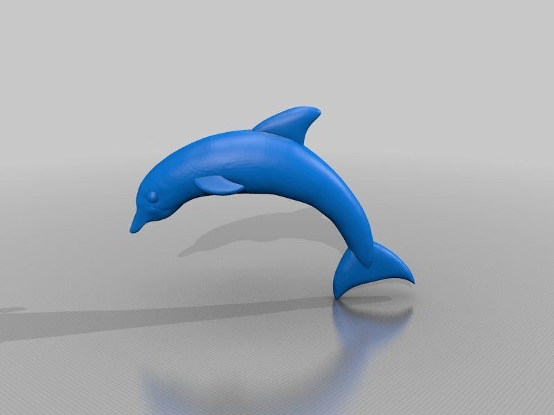 Free STL file dolphin・3D printable object to download・Cults