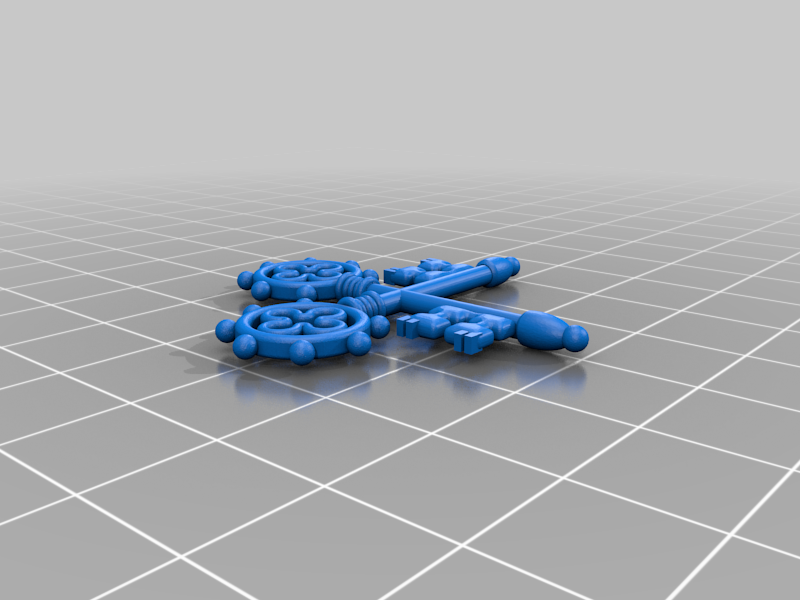 Free STL file deco key・Object to download and to 3D print・Cults