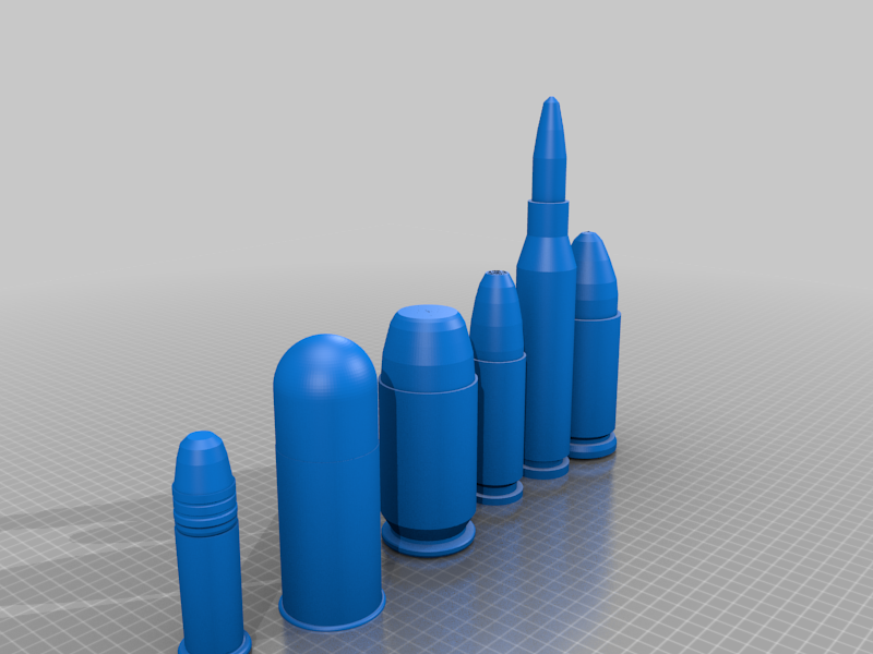 Free STL file bullets collection 💎・3D printer model to download・Cults