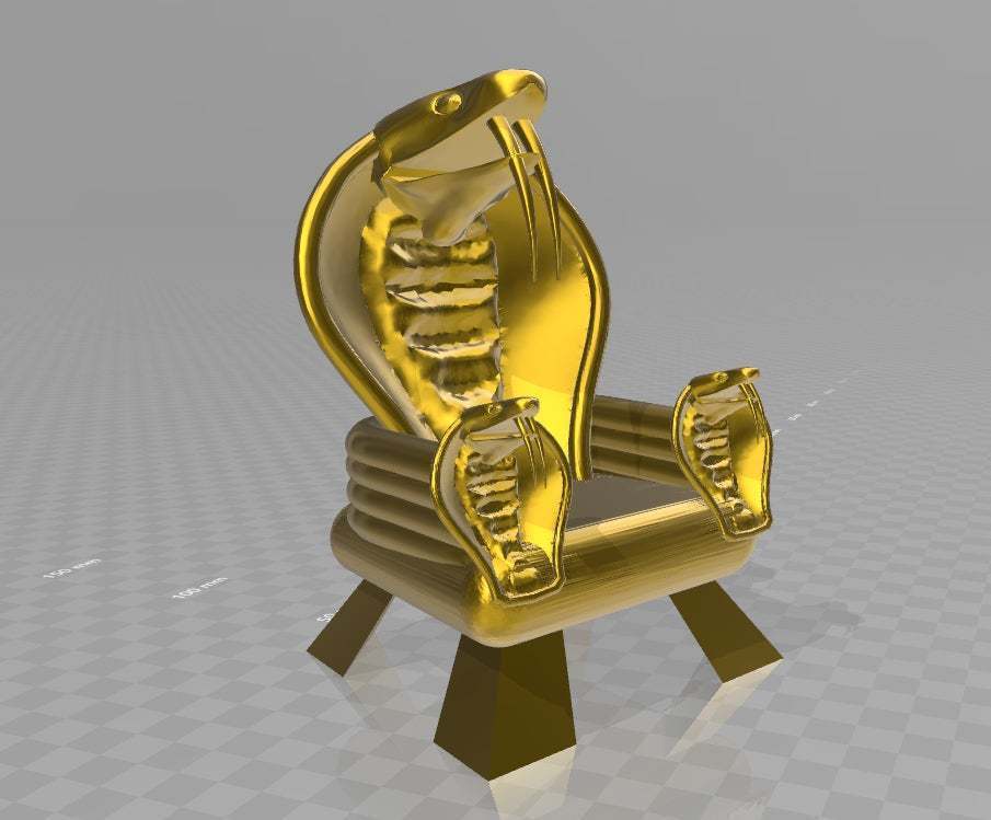 Free STL file cobra commander chair 🪑・Object to download and to 3D ...