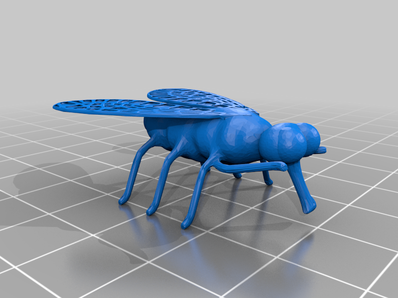 Free STL file flie / fleischliegen (plage)・3D printer model to download ...