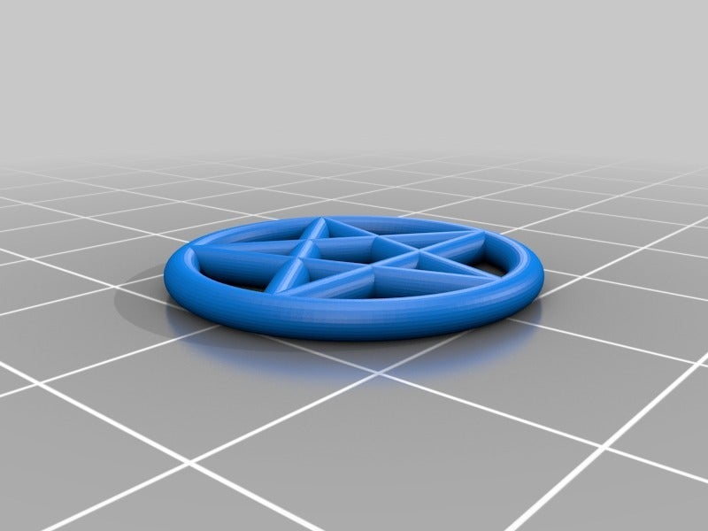 Free STL file pentagramm・3D printer design to download・Cults