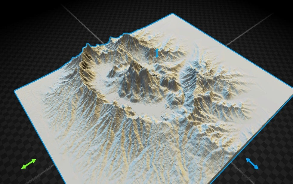Free STL file mountian 🎨・Model to download and 3D print・Cults