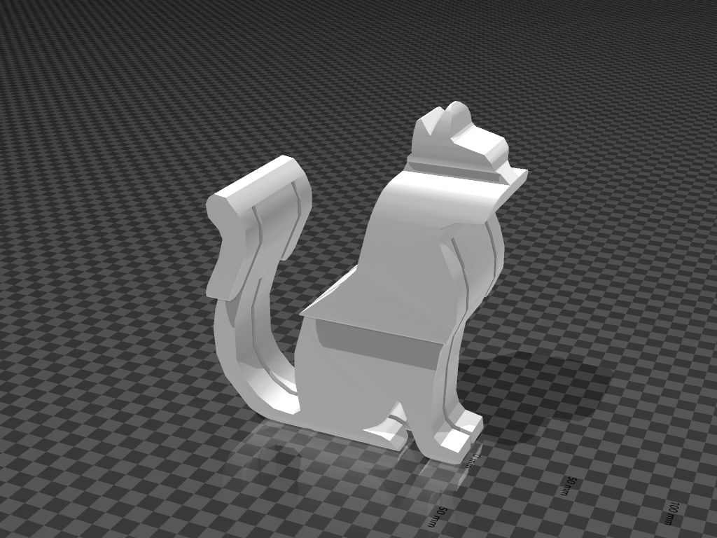 STL file catman flip figurine・3D print design to download・Cults