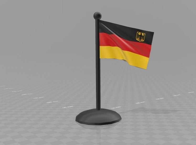 Бесплатный STL файл germany flag (color printable ..file includet ...