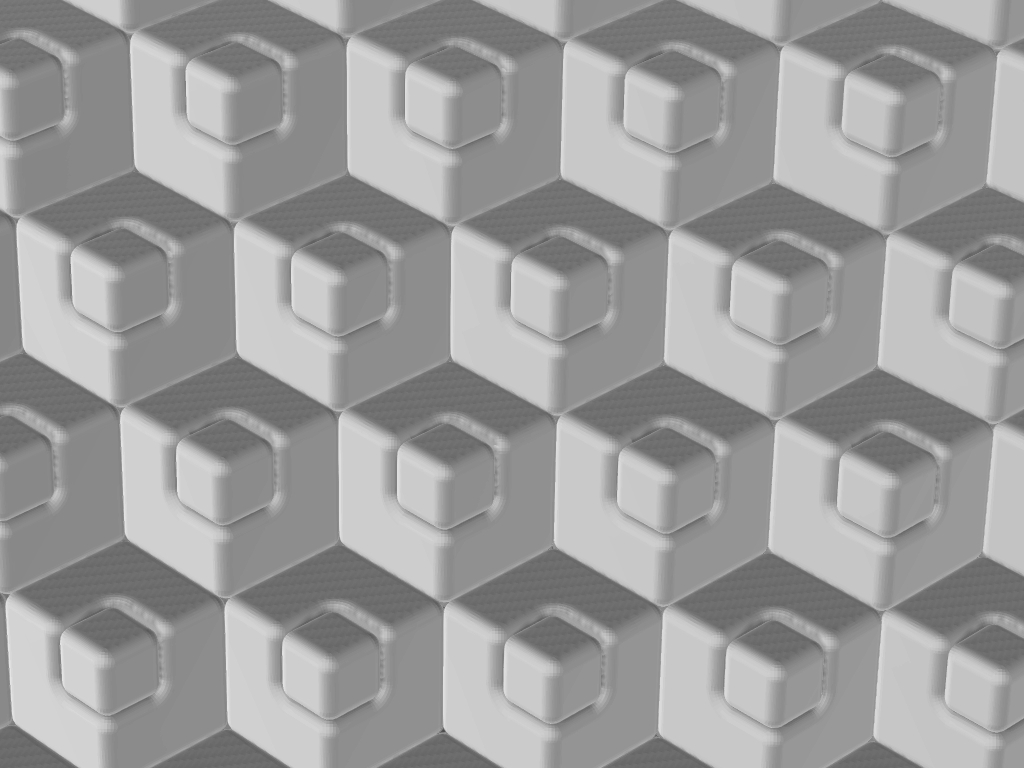 Fichier STL surface cubique solide et lisse pour la pose de panneaux 🎨・Modèle à imprimer en 3D à ...