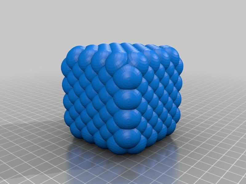 Бесплатный STL файл cube of balls・Дизайн 3D-печати для загрузки・Cults