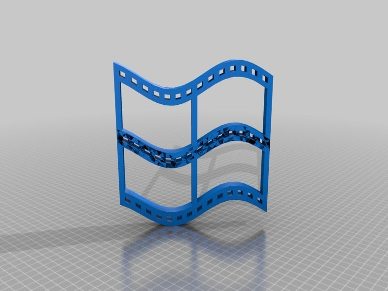 Free STL file movie strip wave・3D printable model to download・Cults