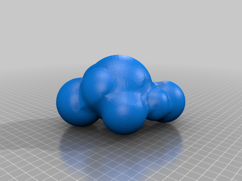 Free STL file cummulus cloud・3D printing design to download・Cults