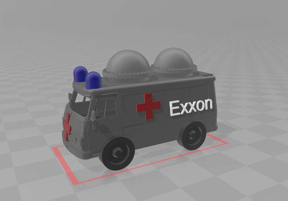 Free STL file "free" energy Ambulance by Oilcorp ..take it easy・3D ...