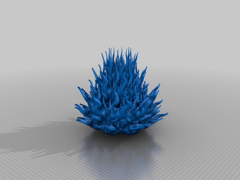 Free STL file fire power flower・3D printing design to download・Cults