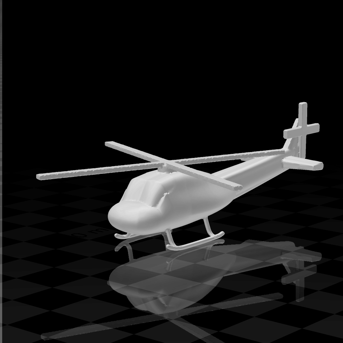 STL file huey helicopter・Template to download and 3D print・Cults