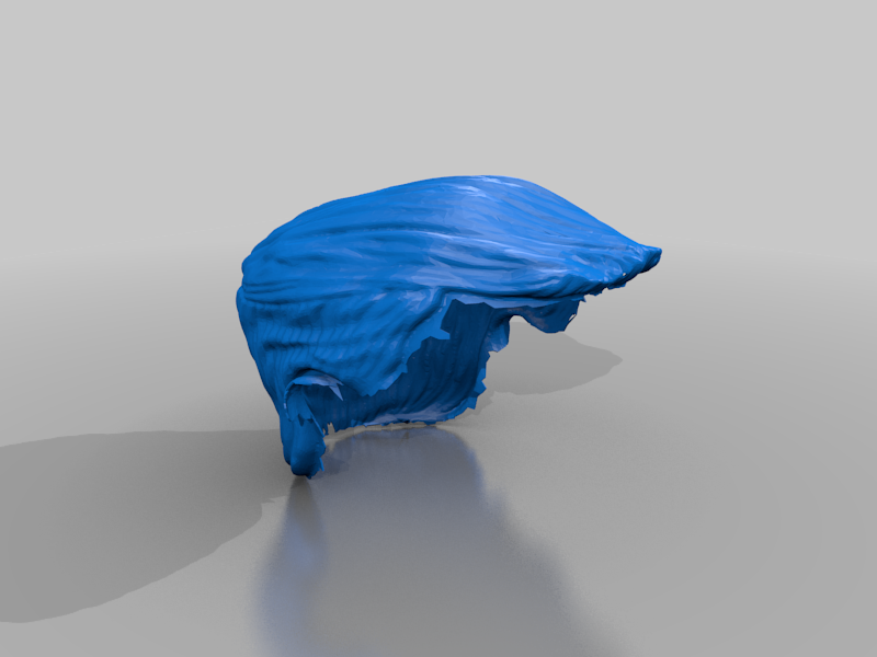 Free STL file trump hair・3D print model to download・Cults
