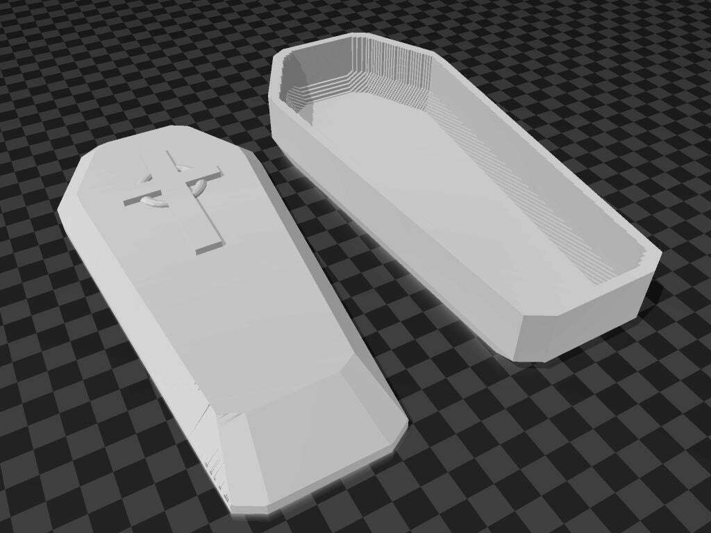Free STL file coffin - custom request / (spezialanfertigung - sarg ...