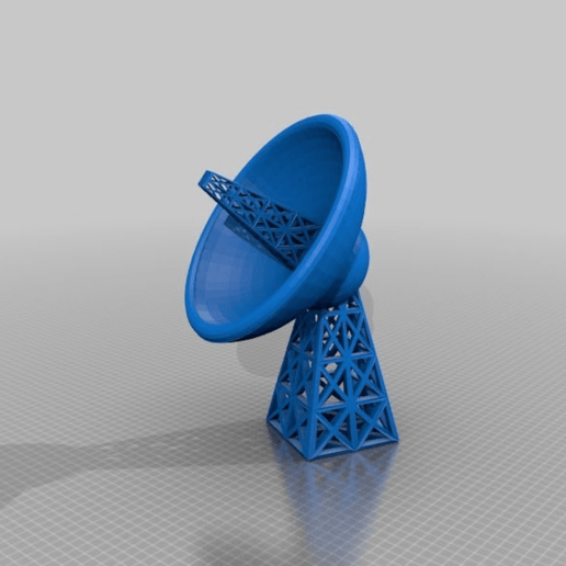 Download free STL file parabolic antenna - alien surfgirls ver ...