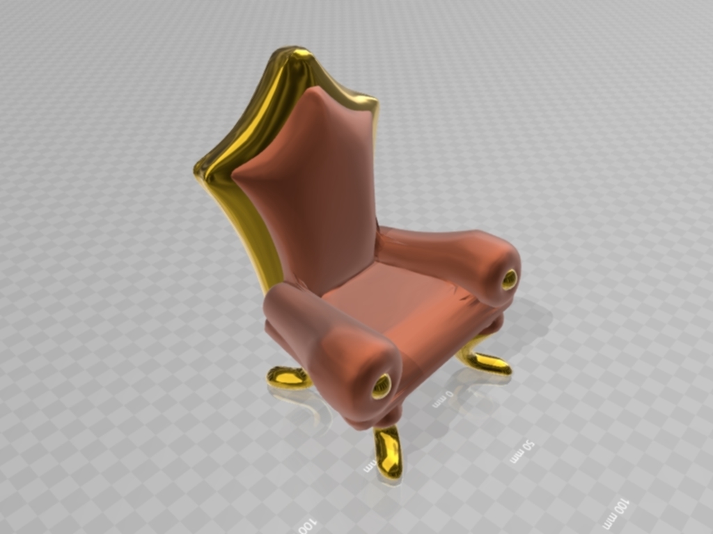 Free STL file chair・3D printable design to download・Cults