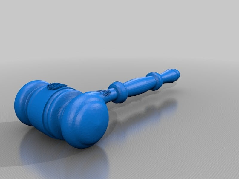 Download free STL file hammer / judgement set • Model to 3D print ・ Cults