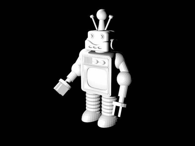 STL file vintage roboter・3D print object to download・Cults
