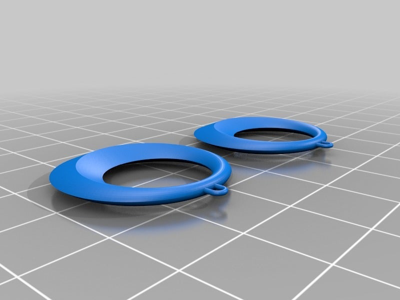 Free STL file earrings・3D printable design to download・Cults