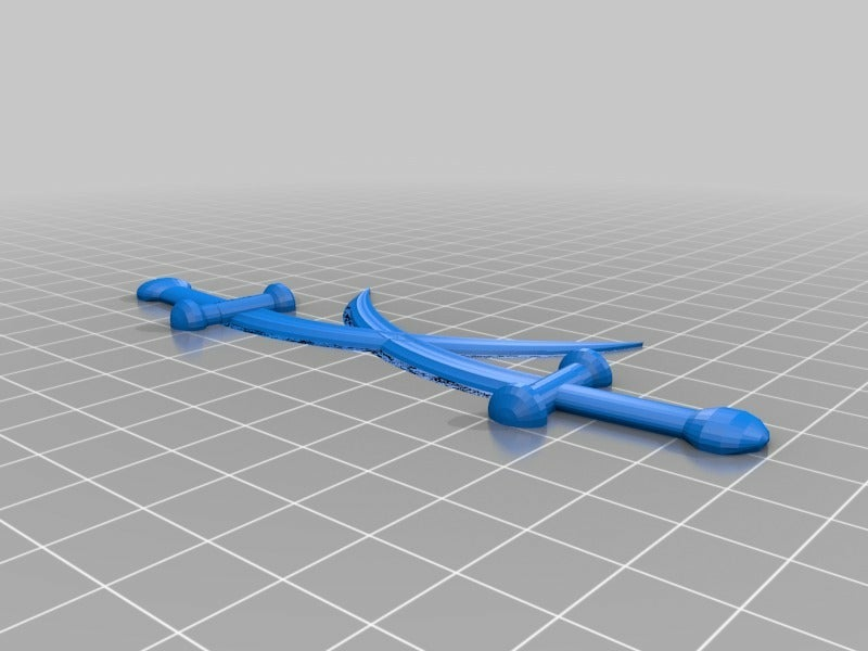 Free STL file double dagger・3D printable model to download・Cults