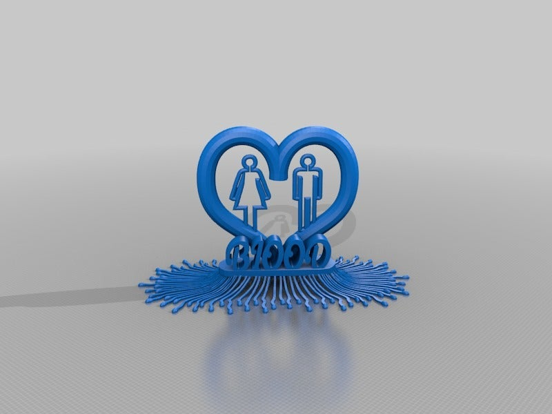 Free STL file love...・3D print design to download・Cults