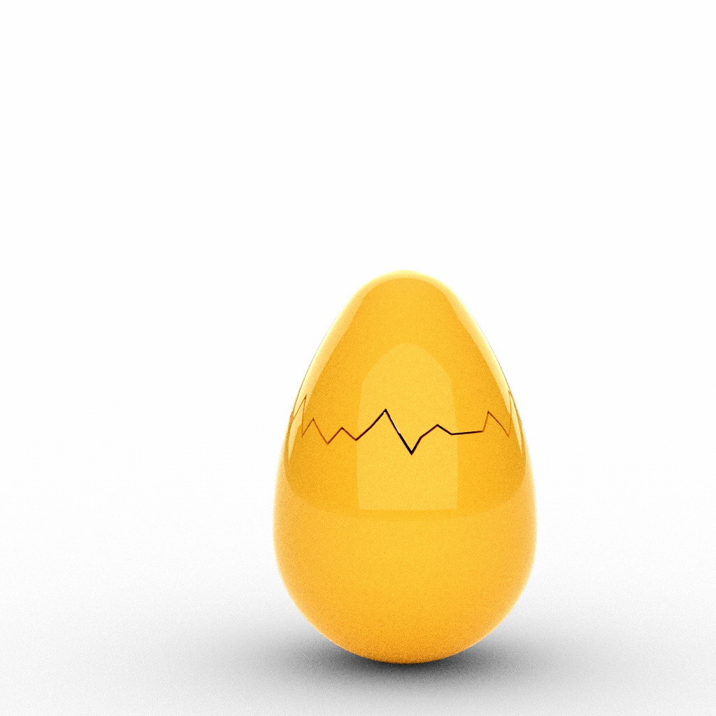 STL file egg cracked open・3D print design to download・Cults