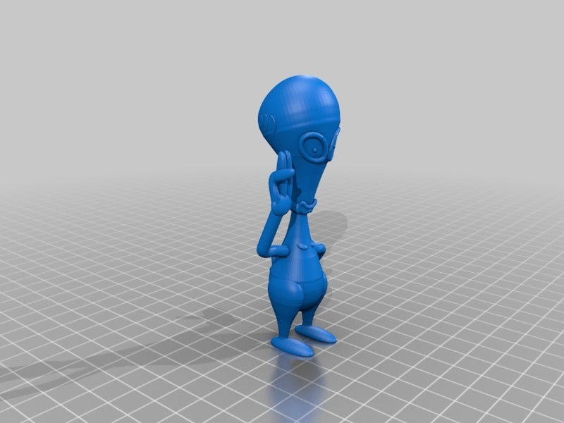 Free STL file roger alien american dad 👽・3D printing idea to download・Cults